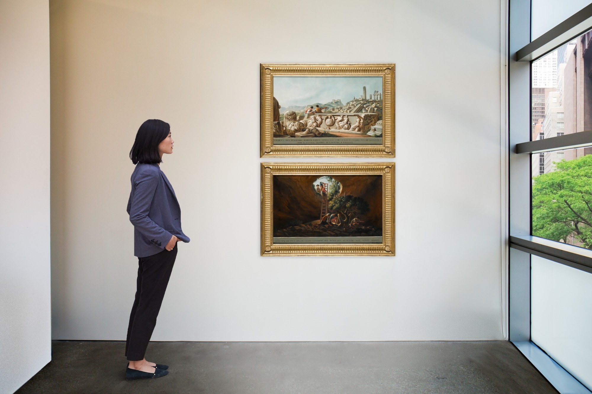 Luigi Mayer | A view of Tyndareus from the South, with figures by a ...