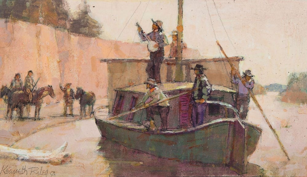 Kenneth Riley | Study for Music to Buy By | MutualArt