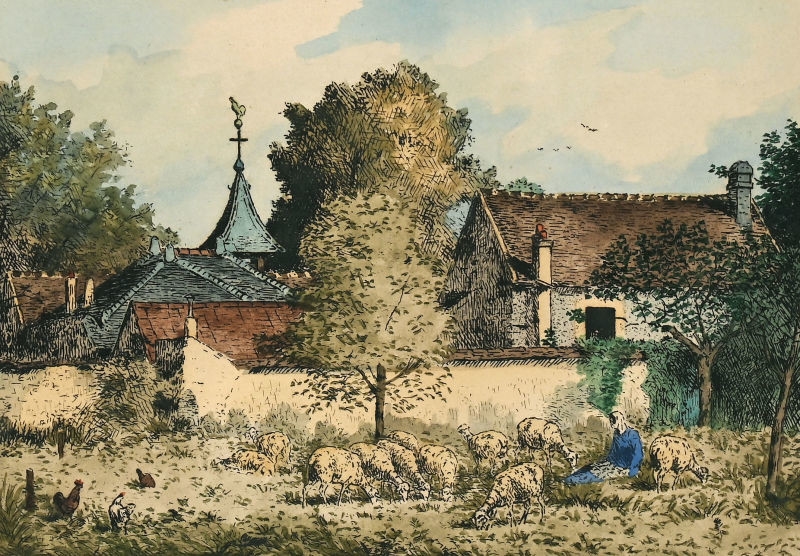 Marcel Jacque | A Scene of the Barbizon | MutualArt