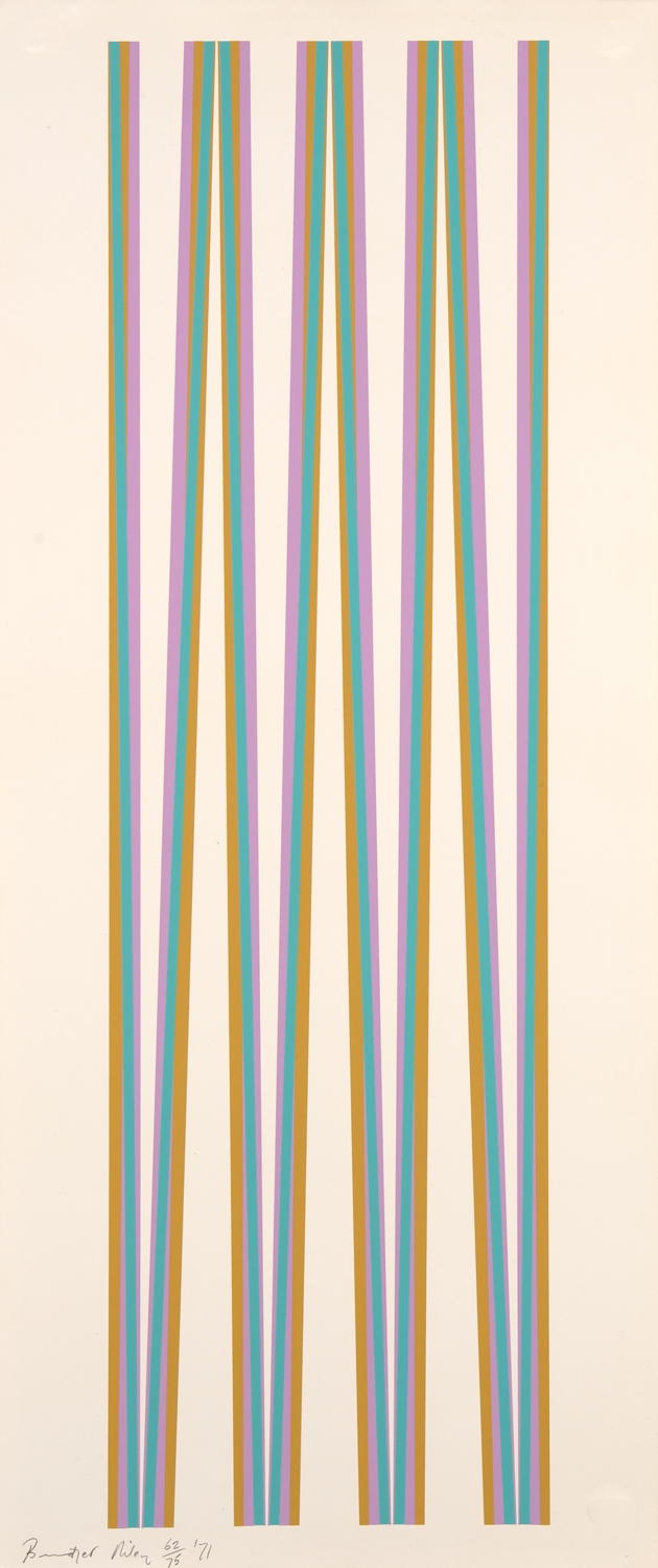 Bridget Riley | Untitled [Elongated Triangles (1971) | MutualArt