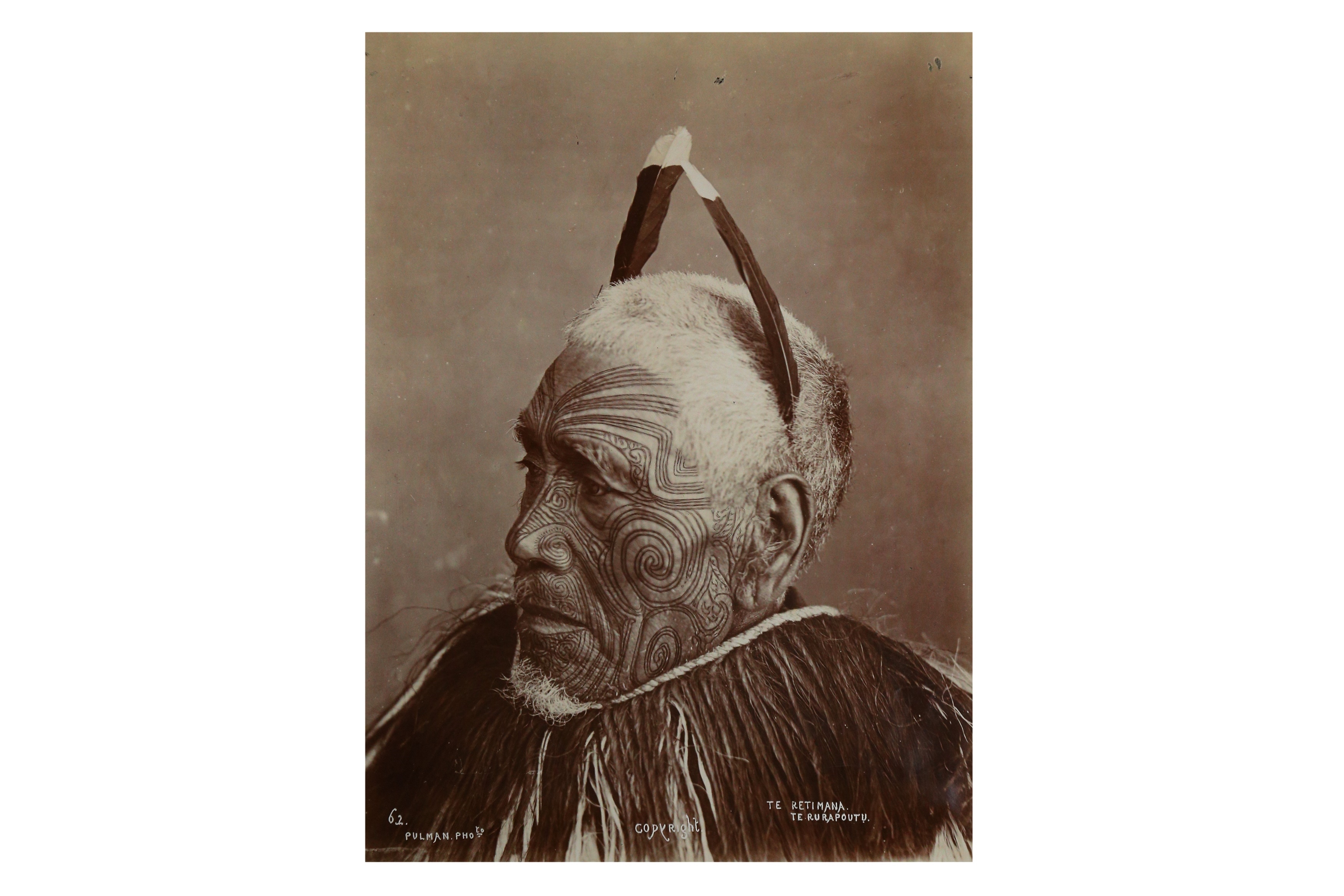 Elizabeth Pulman | Portrait of the Maori chief Te Retimana Te Rurapouto ...