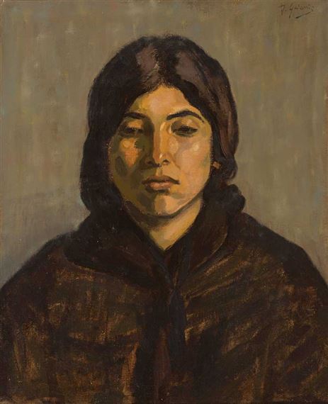 Demetrios Galanis | Portrait einer jungen Frau | MutualArt