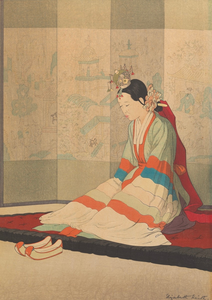 Elizabeth Keith | Korean Bride (1938) | MutualArt