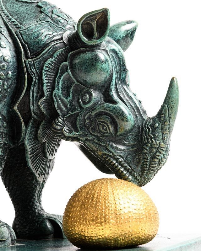 Salvador Dalí | Rhinoceros Dressed in Lace (1981) | MutualArt