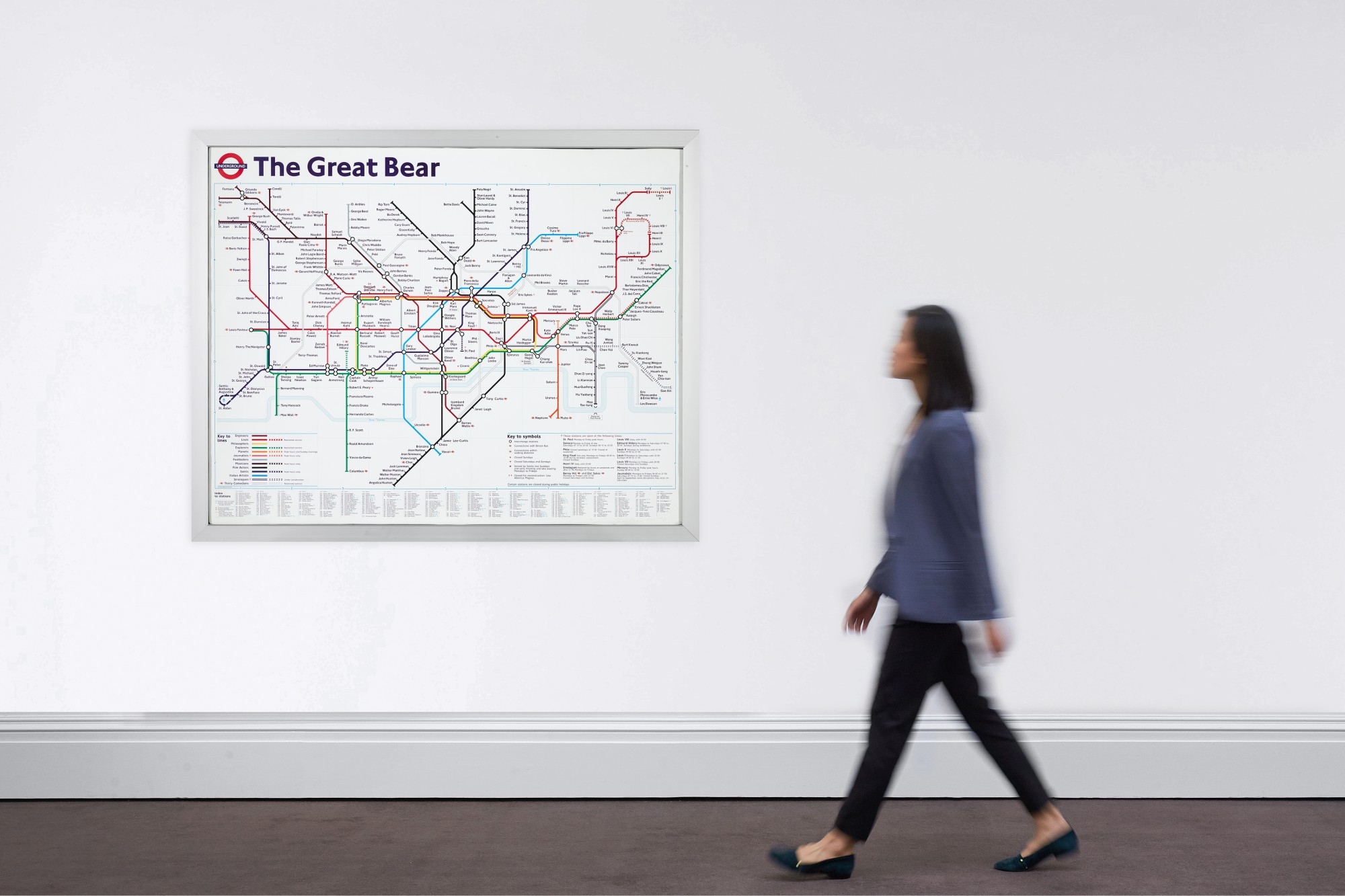 Simon Patterson | THE GREAT BEAR (1992) | MutualArt