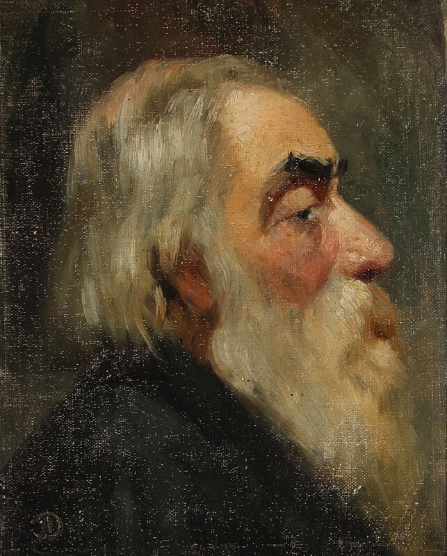 Old Bearded Man Profile