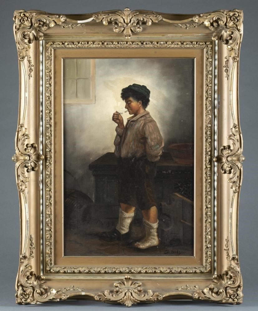 David Forrester Wilson | Smoking Youth | MutualArt