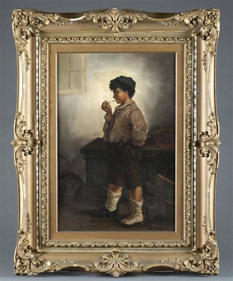 David Forrester Wilson | Smoking Youth | MutualArt