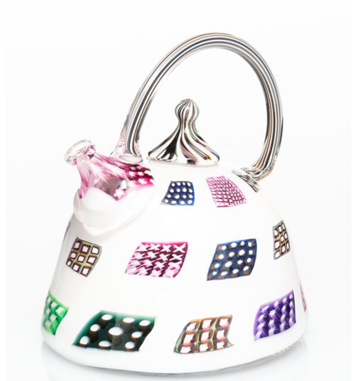 Richard Marquis | Checkerboard Teapot (1979) | MutualArt