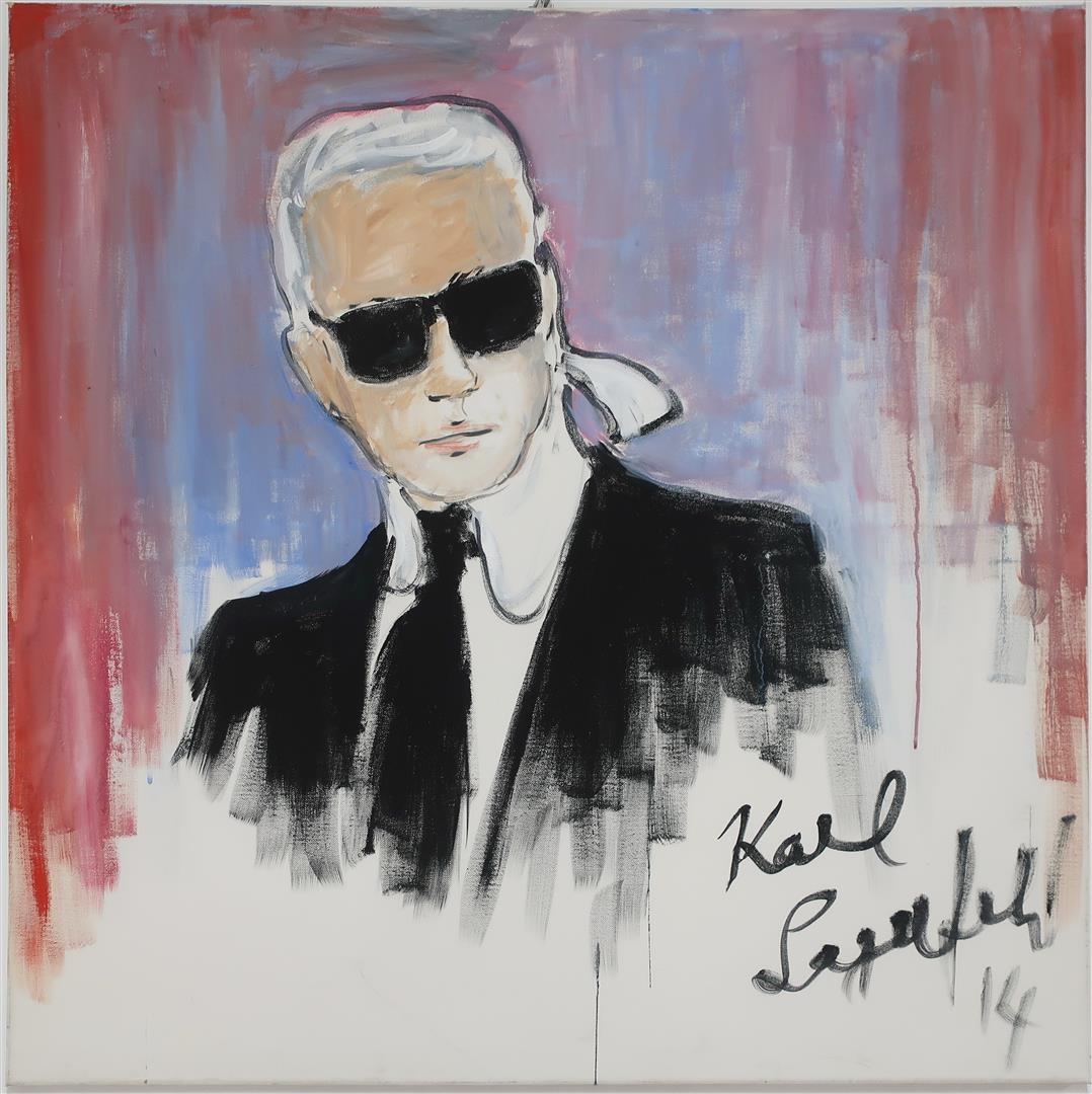 Karl Lagerfeld | Autoportrait Karl by Karl: Happening artistique ...