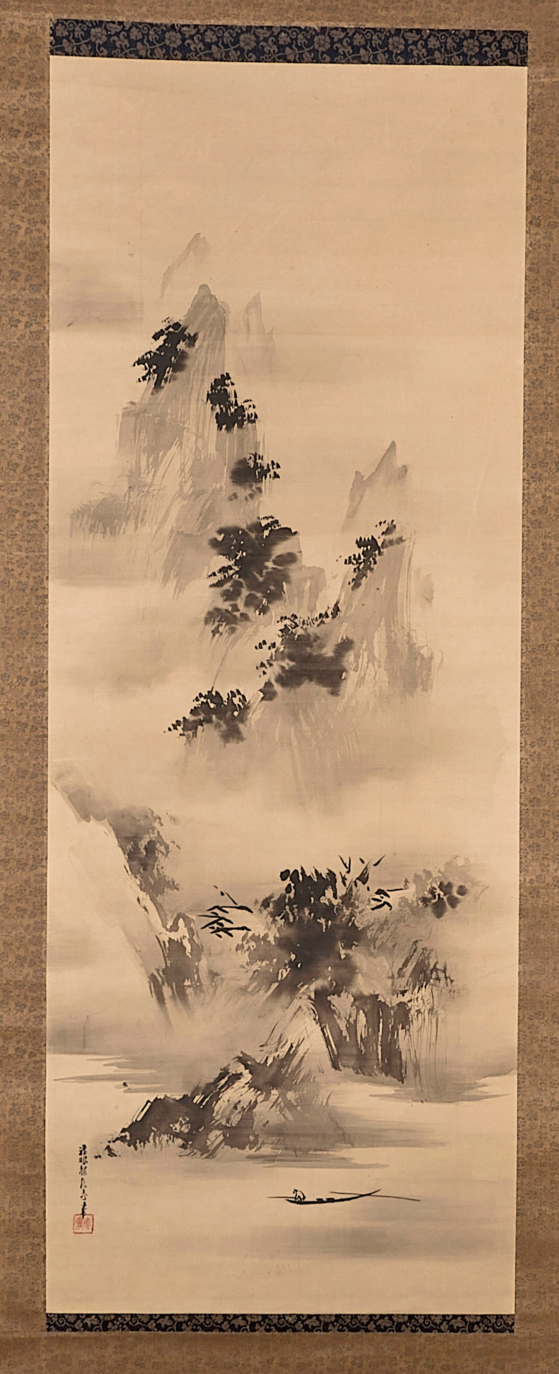 Old Japanese Scroll Paper