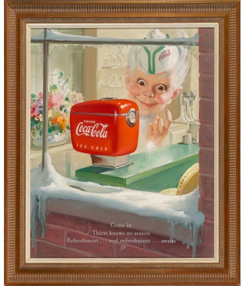 Haddon H. Sundblom | Sprite Boy, Coca-Cola advertisement (1949) | MutualArt