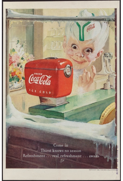Haddon H. Sundblom | Sprite Boy, Coca-Cola advertisement (1949) | MutualArt