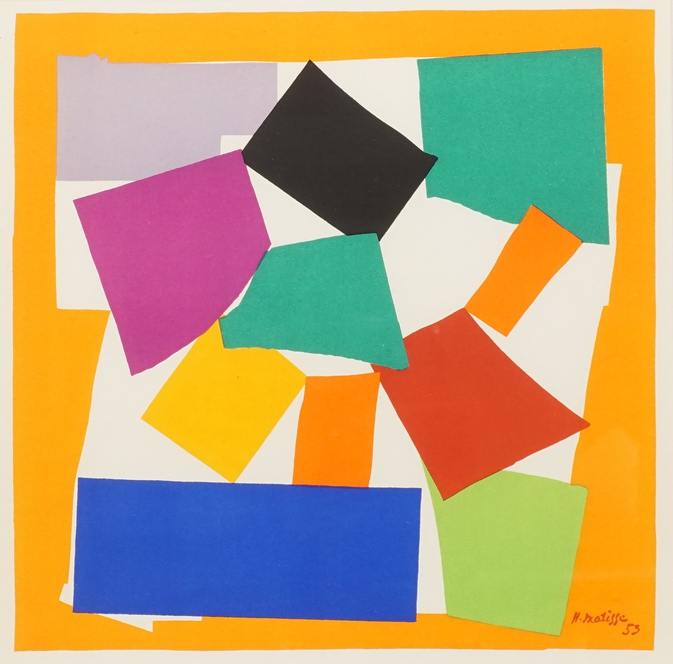 Henri Matisse | L'escargot (1952 - 1953) | MutualArt