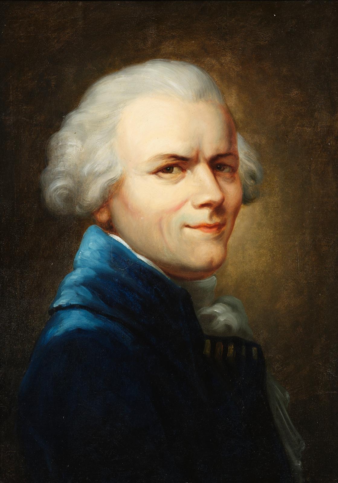 Joseph Ducreux | Portrait D’homme en Bleu | MutualArt