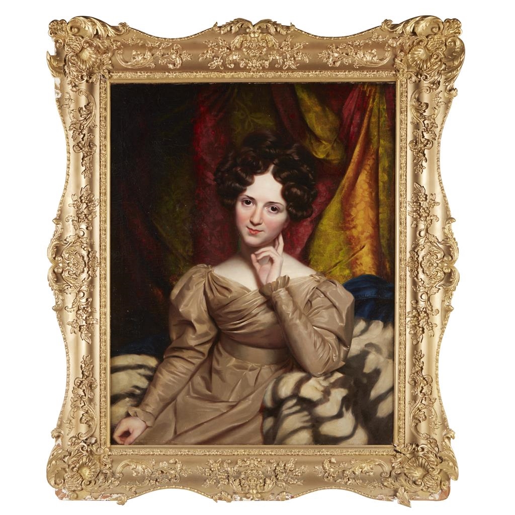 Henry Inman | Portrait of Julia Anna Hosmer (1833-1888) | MutualArt