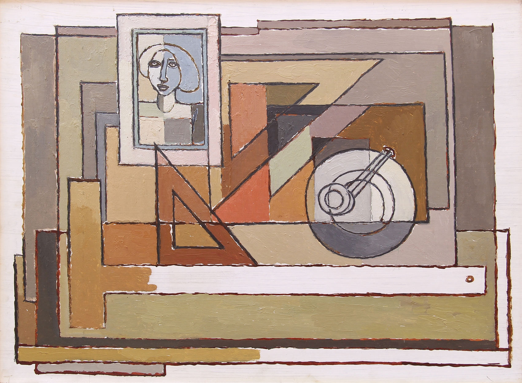 Marcel Caron | Nature morte aux équerre | MutualArt