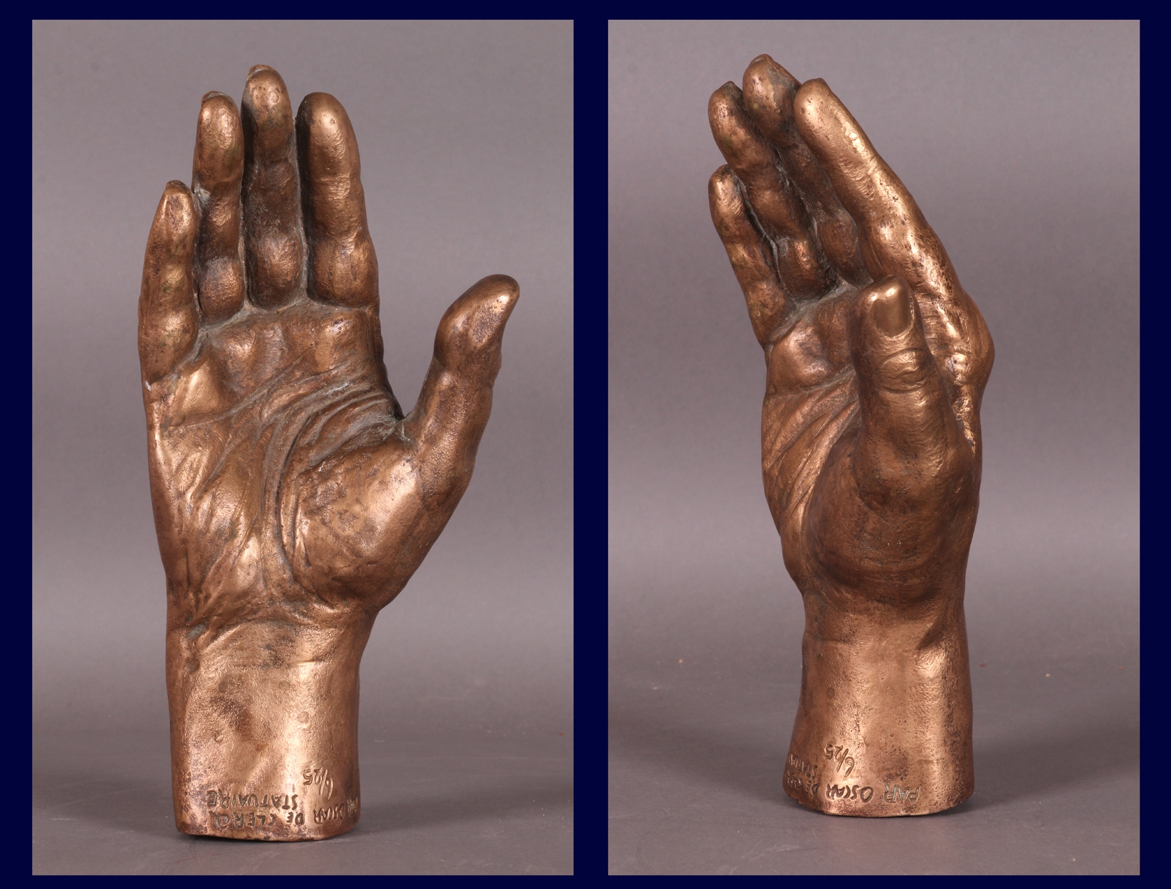 Oscar de Clerck | La main du baron James Ensor (1933) | MutualArt