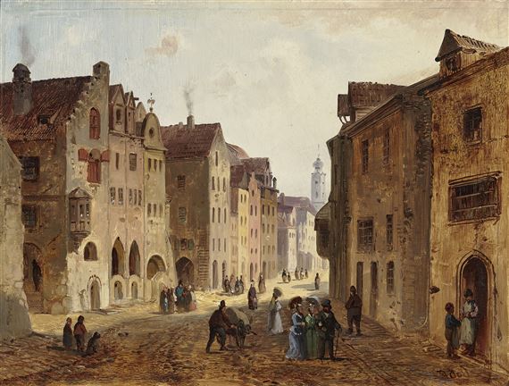 Anton Doll | Der Oberanger in München | MutualArt