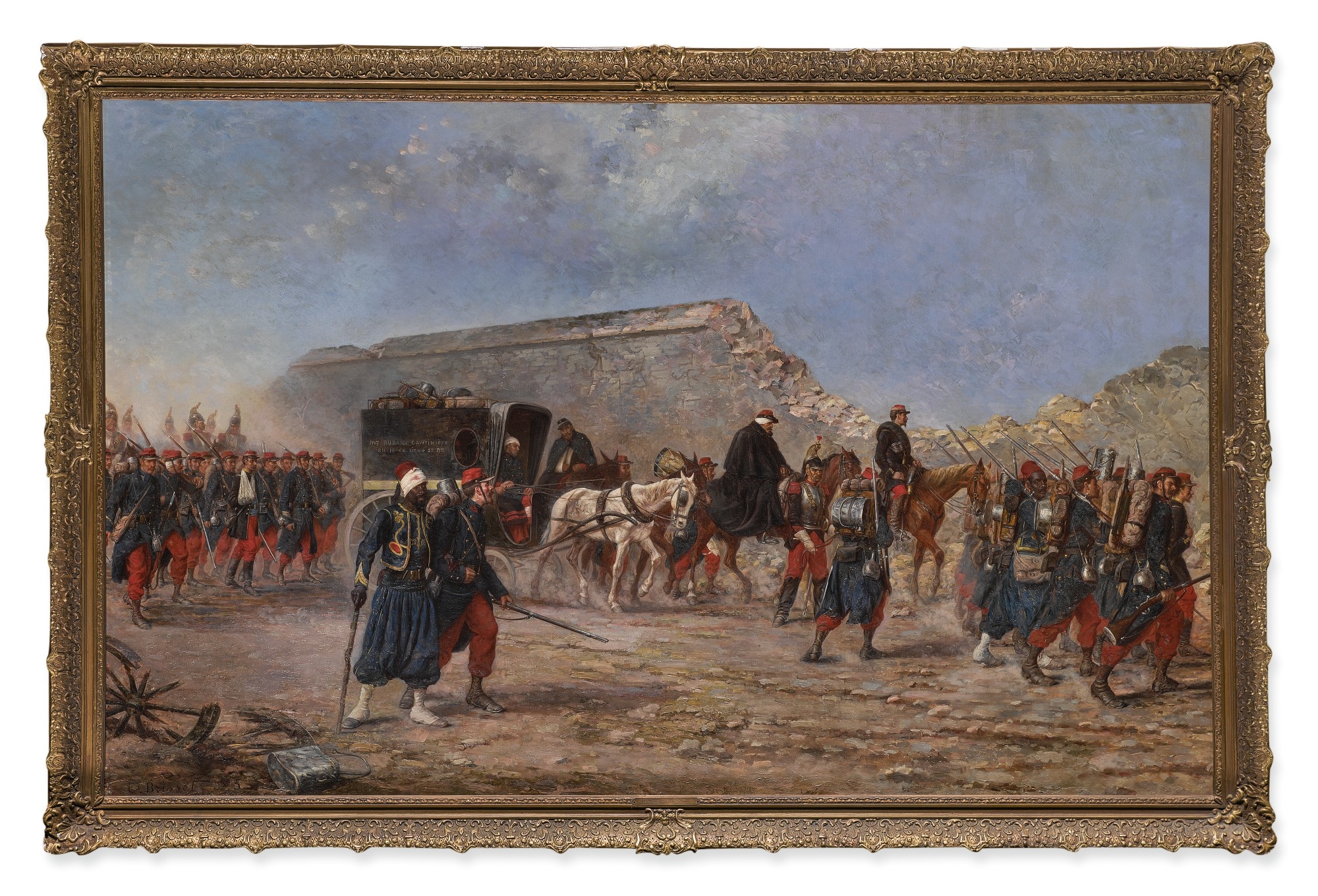 Emile Brisset | THE DAY AFTER THE BATTLE OF FRŒSCHWILLER (1870) | MutualArt