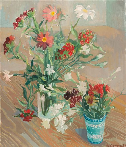 Hans Grundig | O.T. (Sommerblumen) (1953) | MutualArt