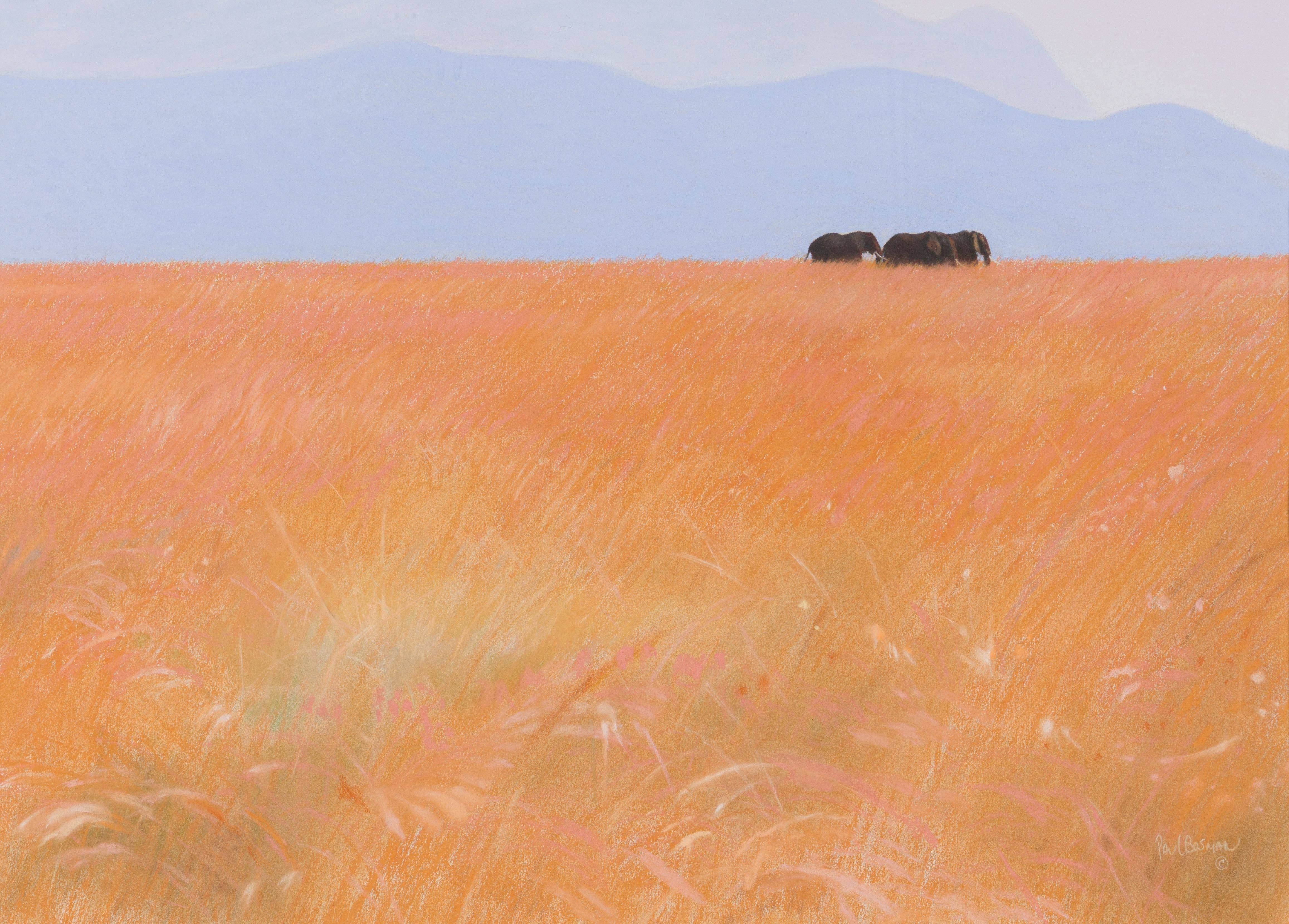 Paul Bosman | Landscape with Elephants | MutualArt
