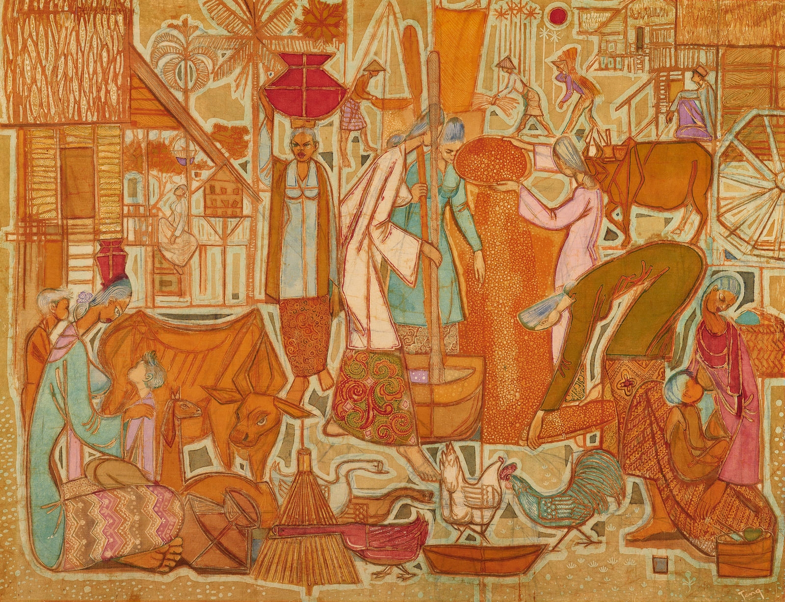 Chuah Thean Teng | Kampung Life | MutualArt