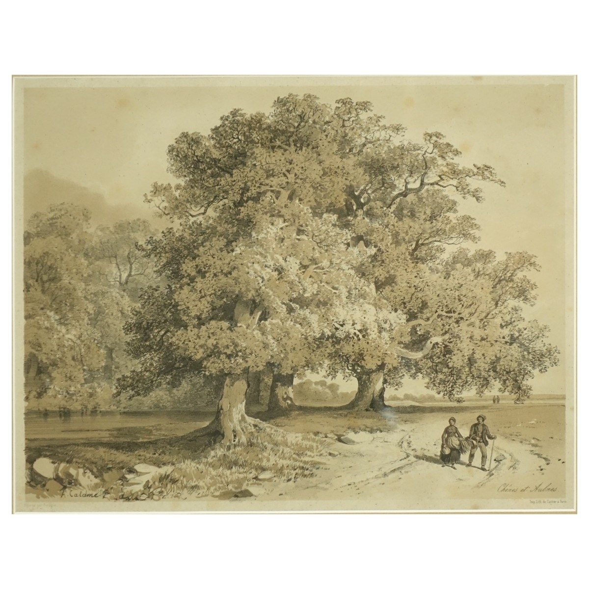 Alexandre Calame | Swiss Landscape Oak Trees | MutualArt