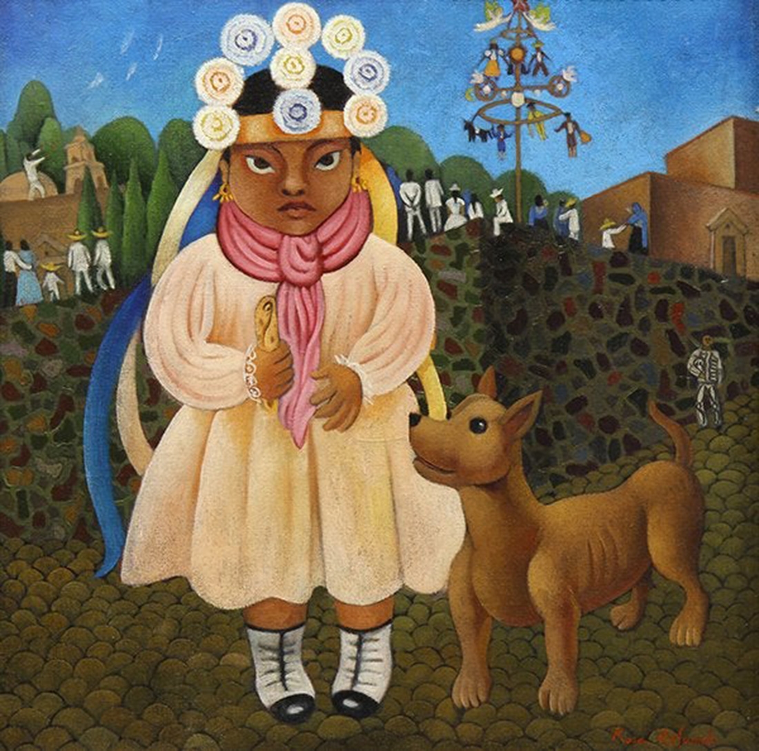 Rosa Rolanda | Girl and Dog | MutualArt