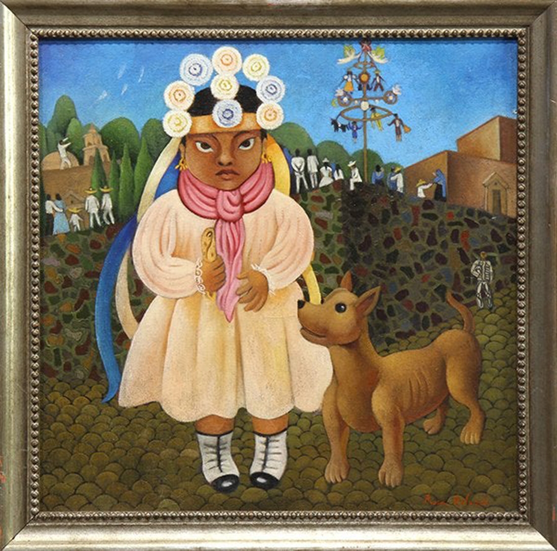 Rosa Rolanda | Girl and Dog | MutualArt