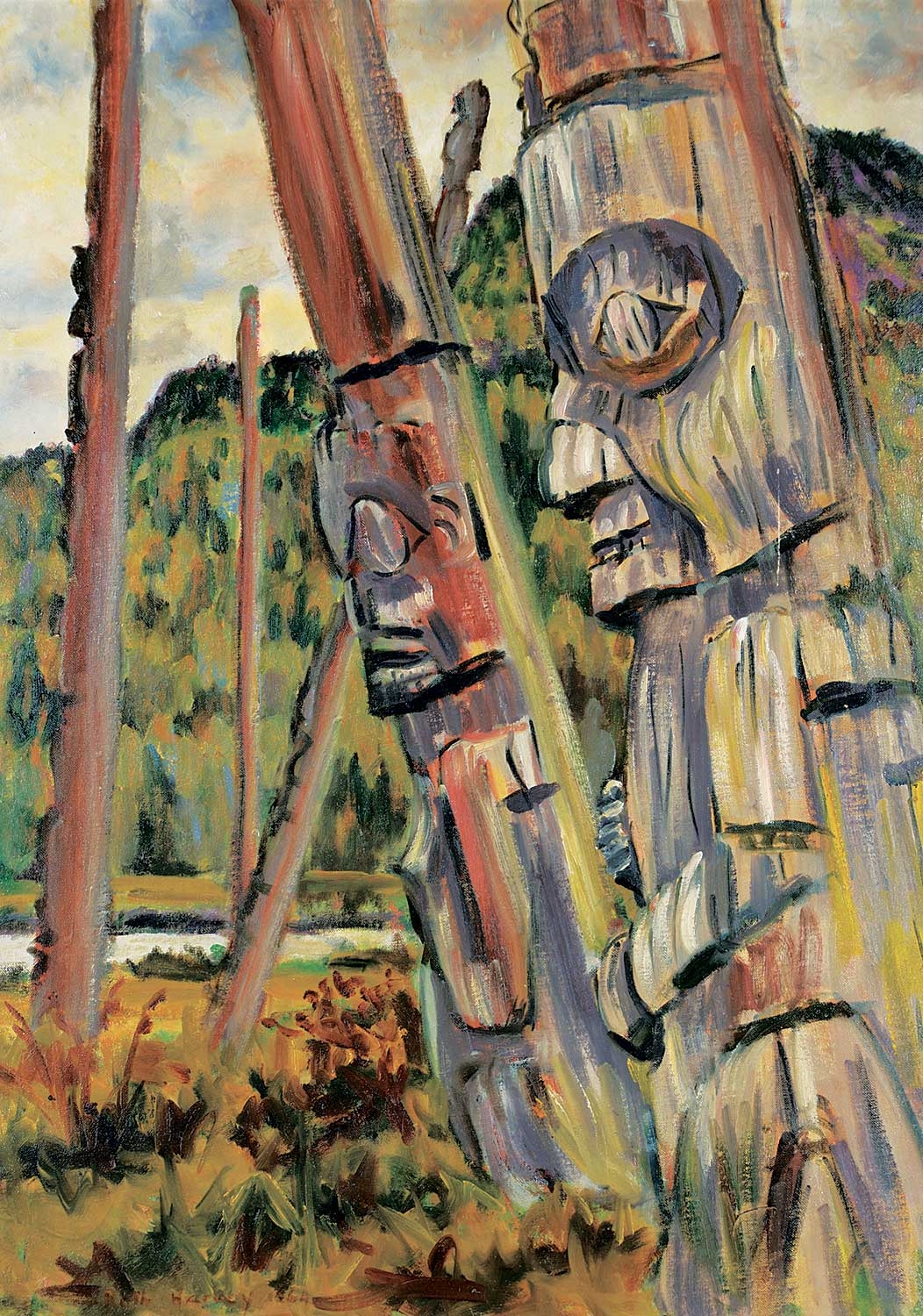 Ruth Harvey | The Last Totems [Kispiox B.C.] (1964) | MutualArt