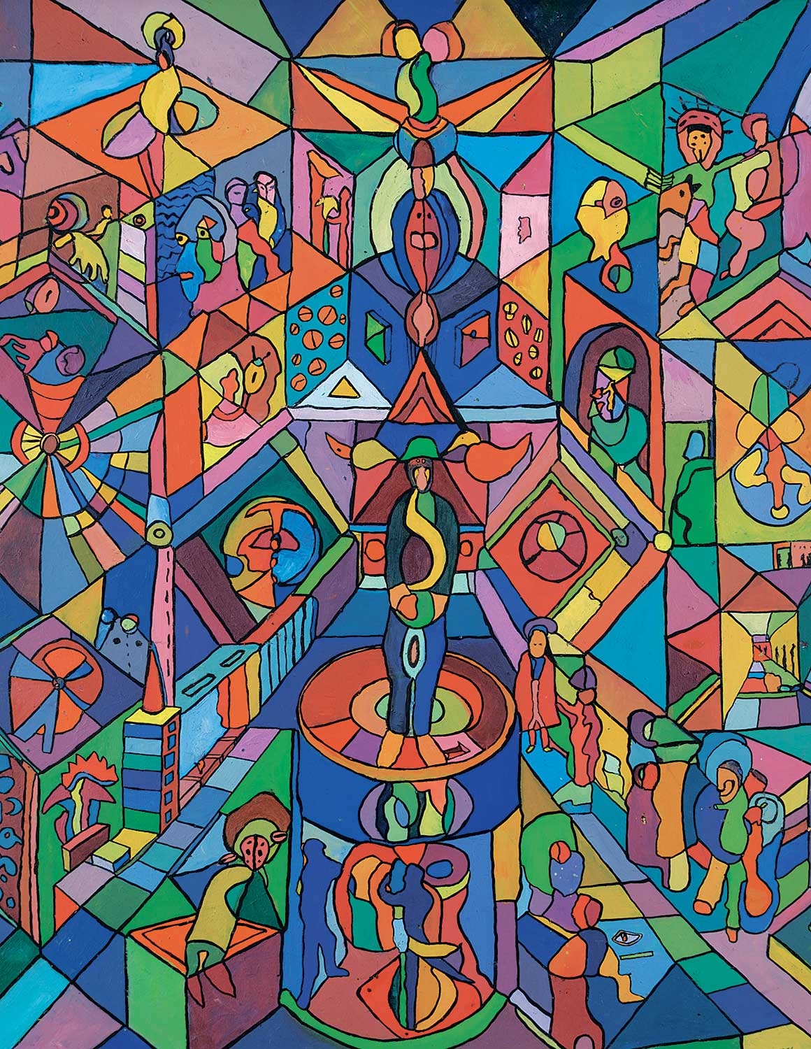 Stewart Paley | Untitled - Busy City | MutualArt