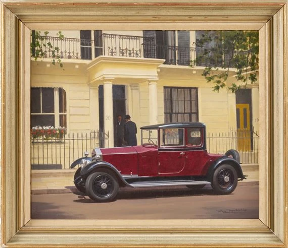 Roy Nockolds | Rolls Royce Doctor's Coupe parked outside a stately home ...