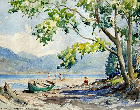 Cecil A. de T. Cunningham | Two works: Landscapes | MutualArt