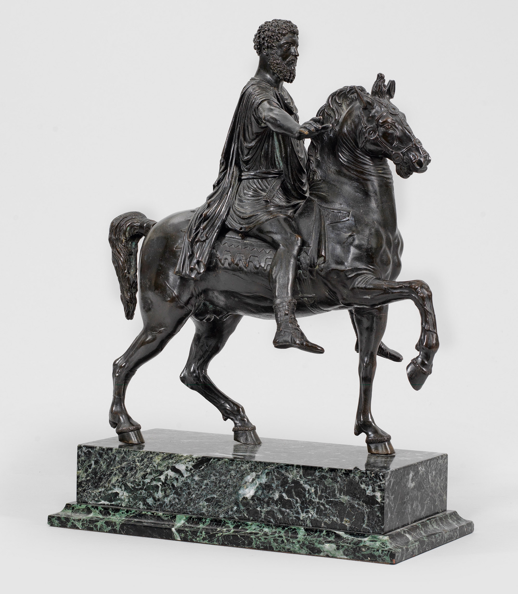 Italian School, 17th Century | Reiterstatuette des Marc Aurel | MutualArt
