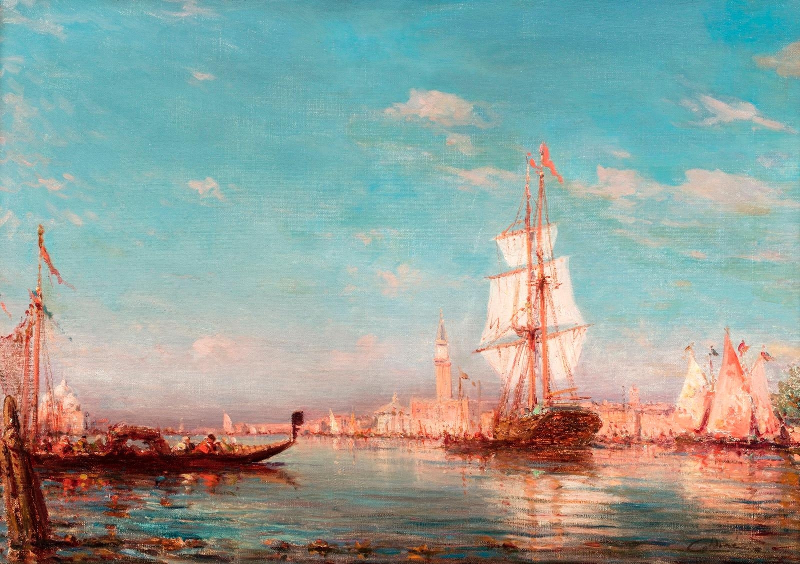 Alfredo Caldini | Vue du Canal à Venise | MutualArt