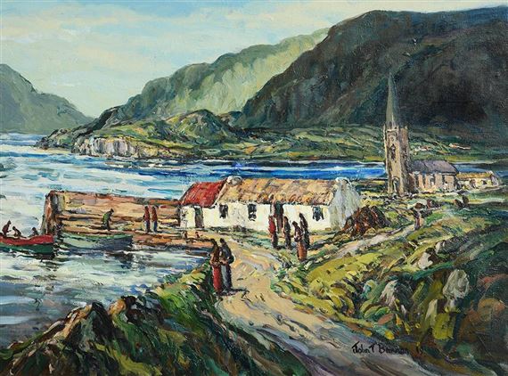 John Thomas Bannon | Fishing Village | MutualArt