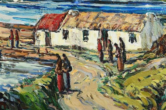 John Thomas Bannon | Fishing Village | MutualArt