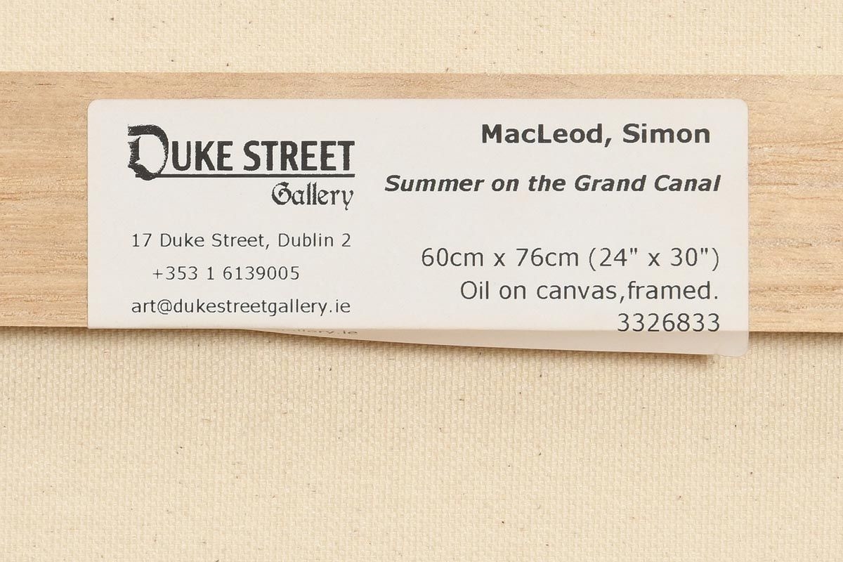 Macleod Simon | Summer on the Grand Canal | MutualArt