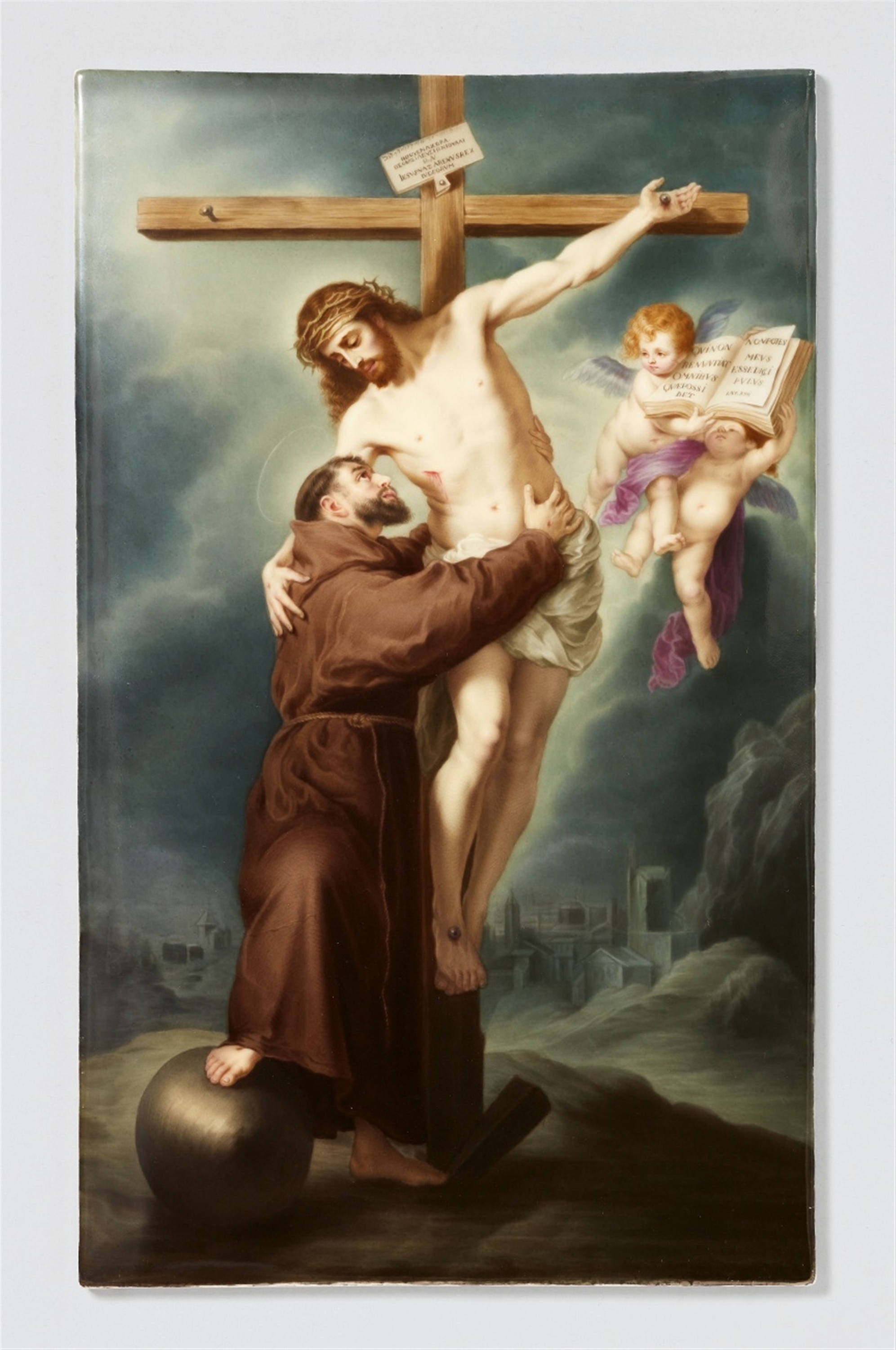 Bartolomé Estebán‏ Murillo | A Berlin KPM porcelain panel painted with ...