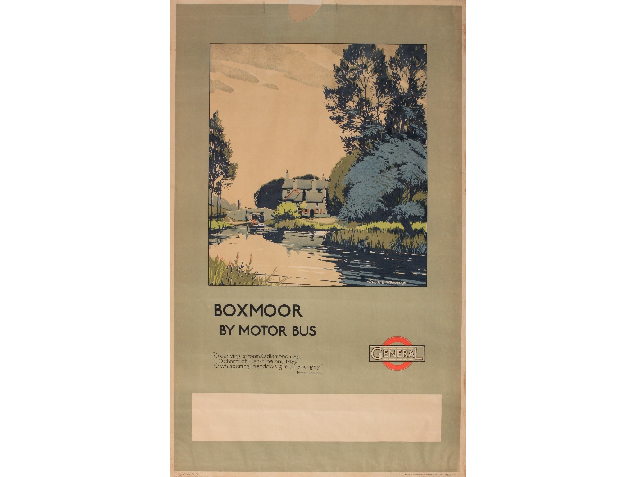 Walter Spradbery | Boxmoor by Motor Bus (1921) | MutualArt