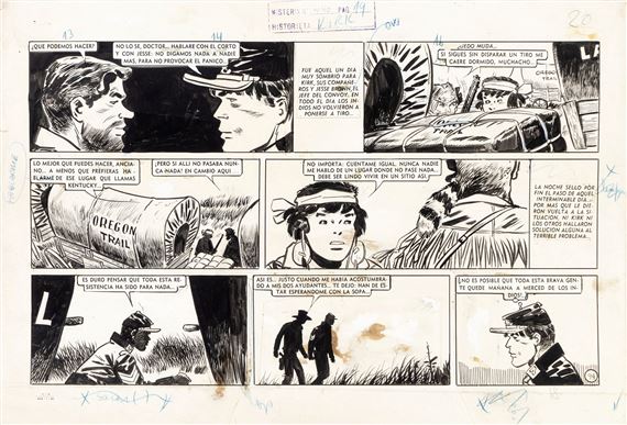 Hugo Pratt | IL SERGENTE KIRK – SENTIERO DI SANGUE (1957) | MutualArt