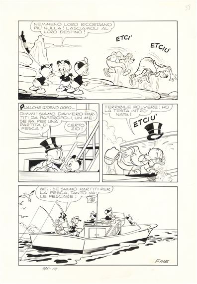Giuseppe Perego | ZIO PAPERONE E IL PUGNO DI PIETRA (1972) | MutualArt