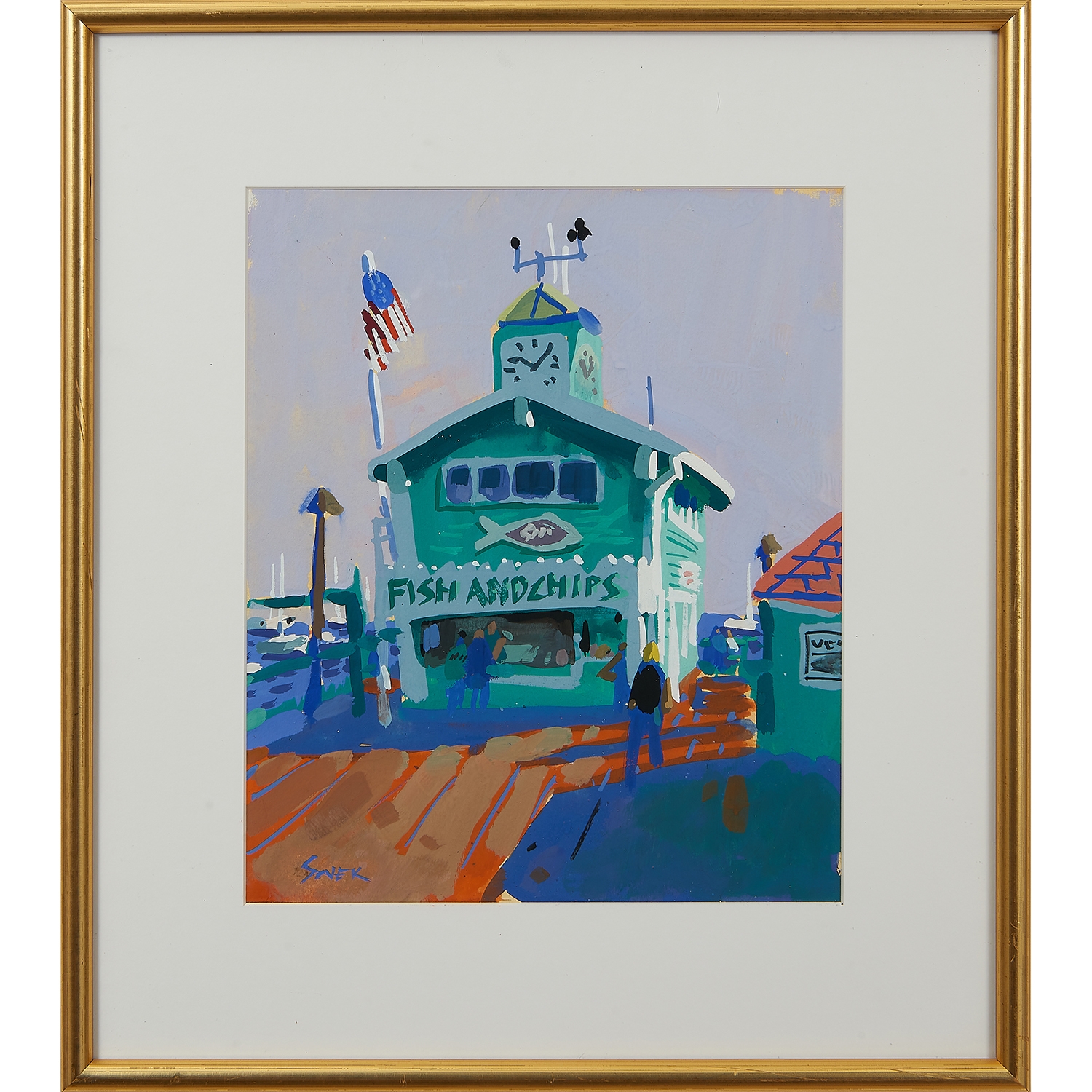 Charles Sovek | Rosie's Fish and Chips (1998) | MutualArt