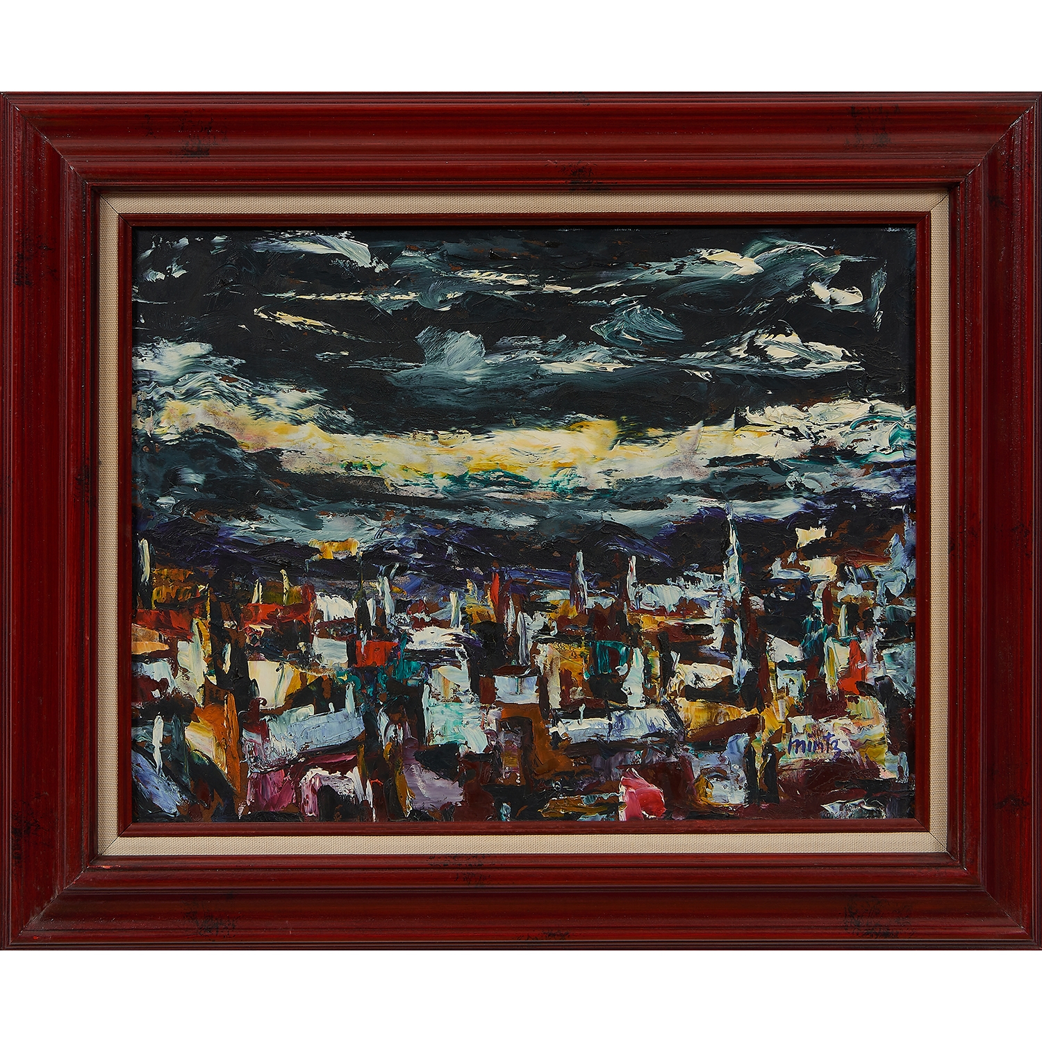 Harry Mintz | Cityscape (Circa 1960) | MutualArt