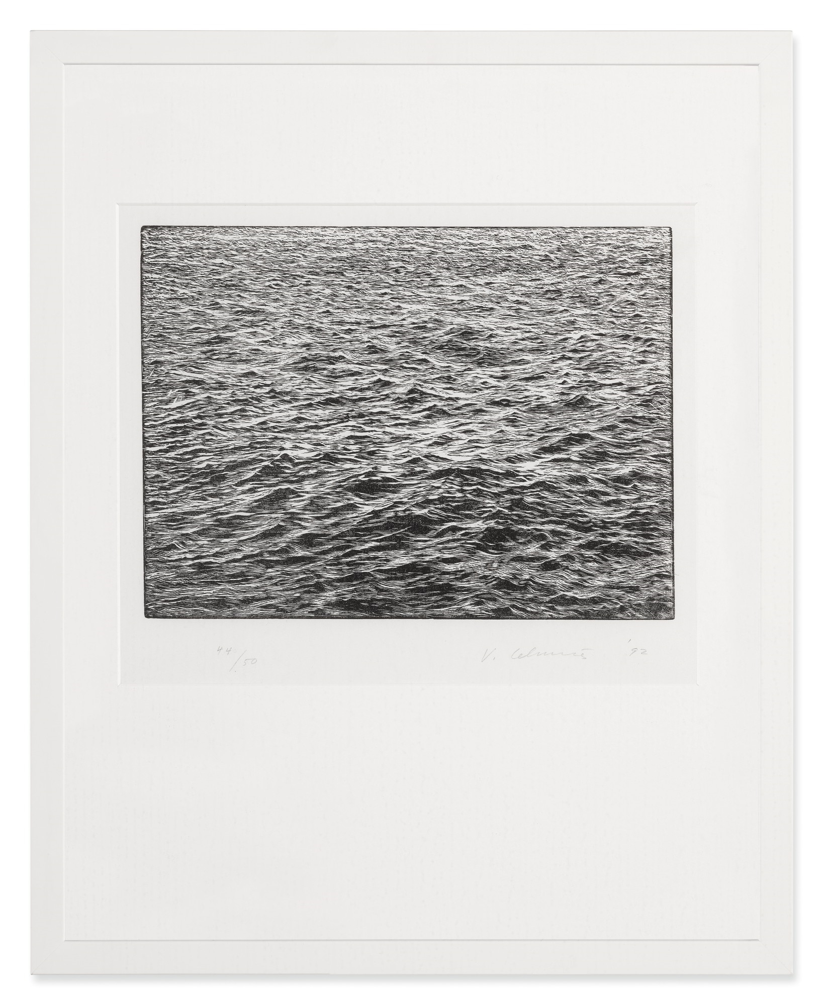 Vija Celmins | OCEAN SURFACE (1992) | MutualArt