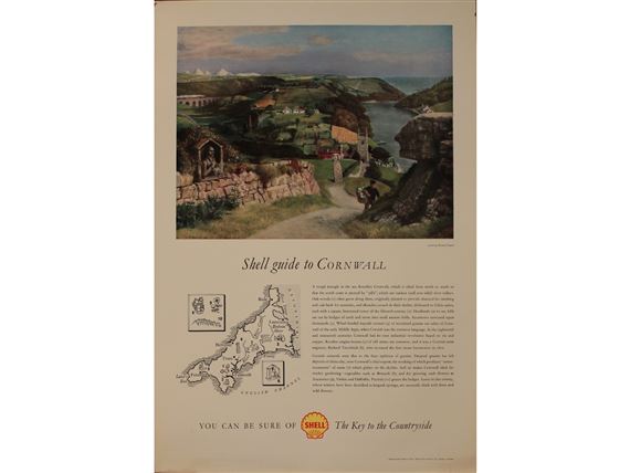 Richard Eurich | Shell Guide to Cornwall (Circa 1960) | MutualArt