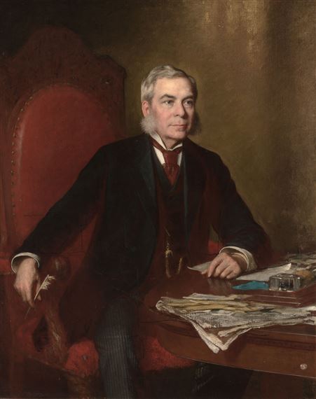 Eastman Johnson | Portrait of John Stewart Kennedy (1894) | MutualArt