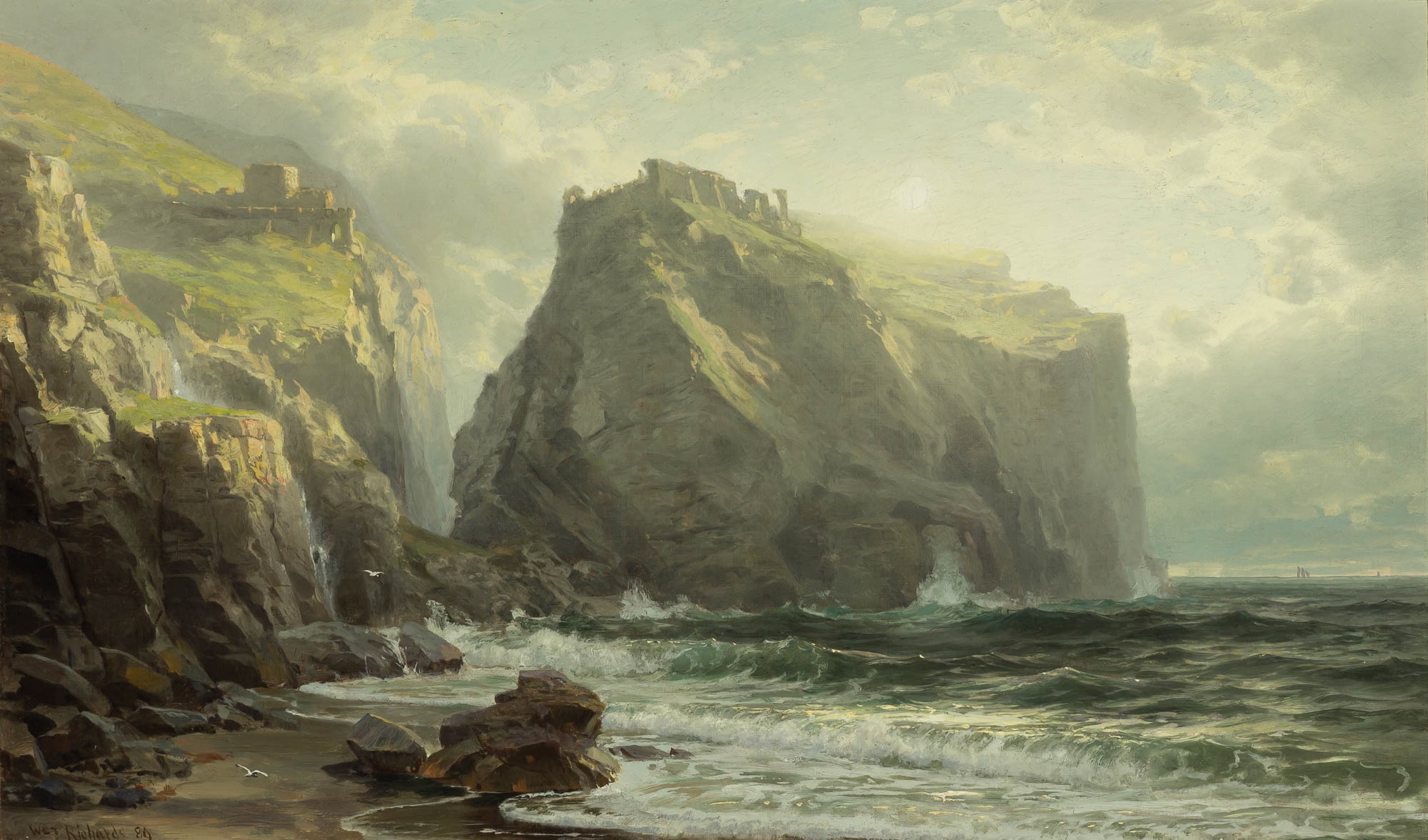William Trost Richards | King Arthur's Castle, Tintagel, Cornwall ...