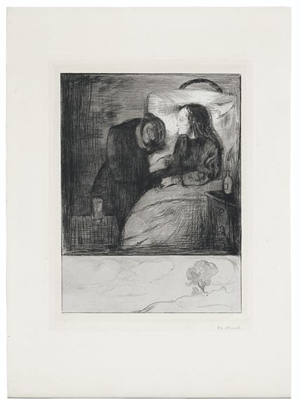 Edvard Munch | Der Tiger (The Tiger), from Alfa und Omega (1908 - 1909 ...
